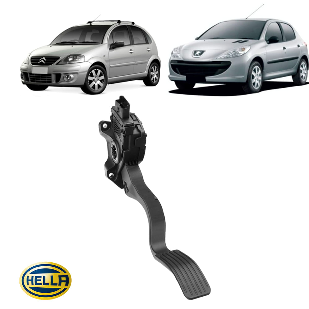 Pedal do Acelerador Eletrônico Citroen C3 09/16 Peugeot 207 208 06/17 ...