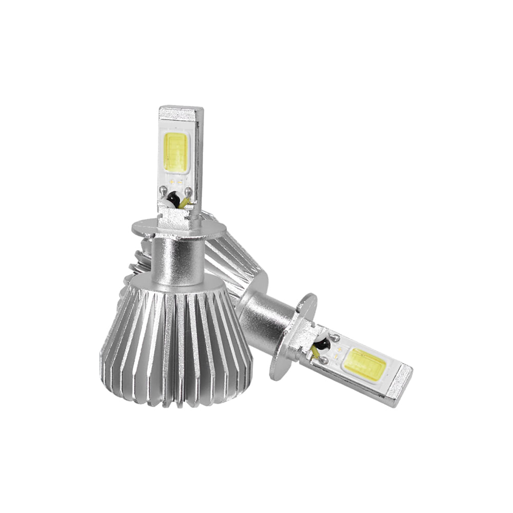 Kit Lâmpada Super LED H3 12V 40W 2D 8000K - AutoNext