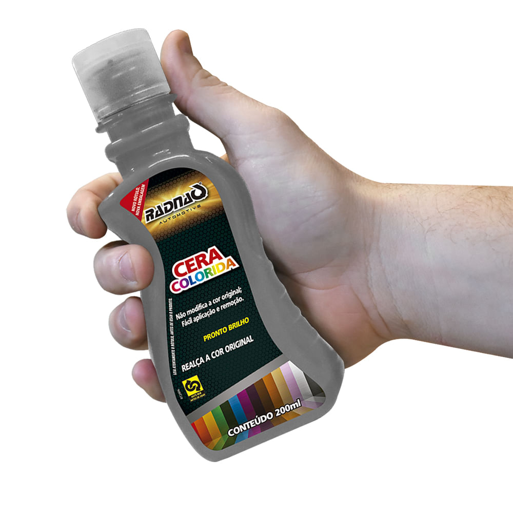 Cera Colorida Prata 200ml