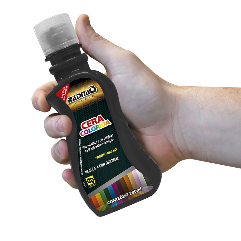 Cera Colorida Preta 200ml