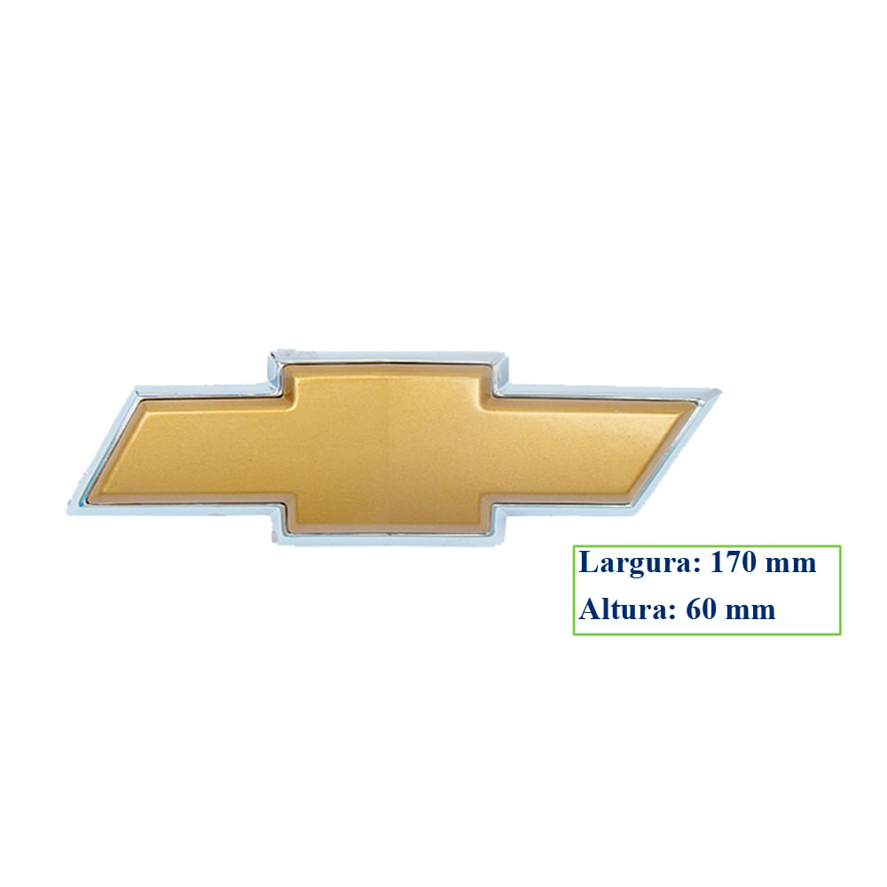 Emblema Logo Chevrolet Classic 2009 em diante Meriva Porta Malas ...