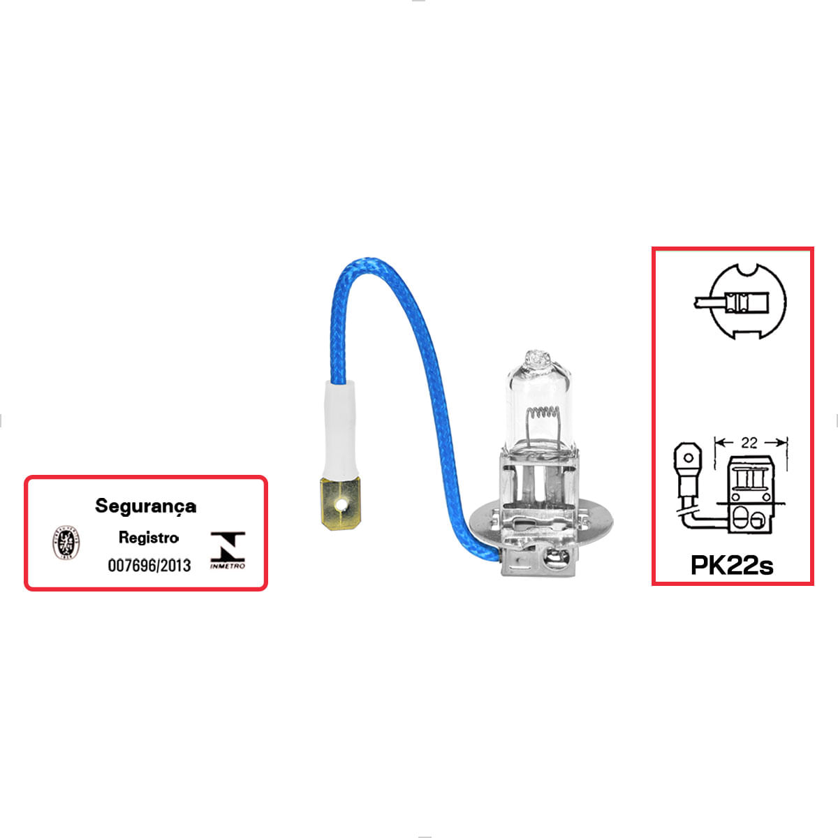 Lâmpada H3 Original 3200K 24V 70W Hella Standard H3 - AutoNext